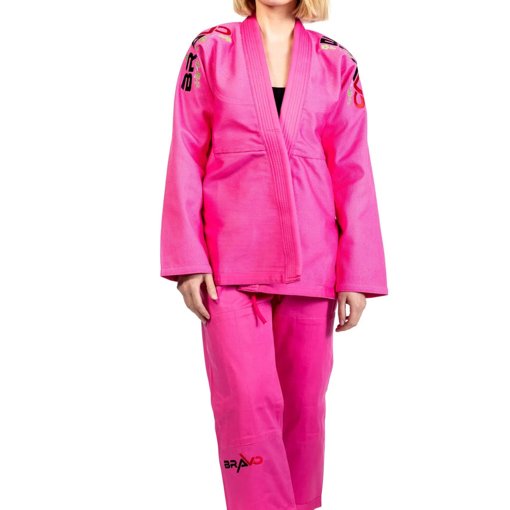 Pink Brazilian Jiu Jitsu Gi – Free Bag & Belt Included – Bravo