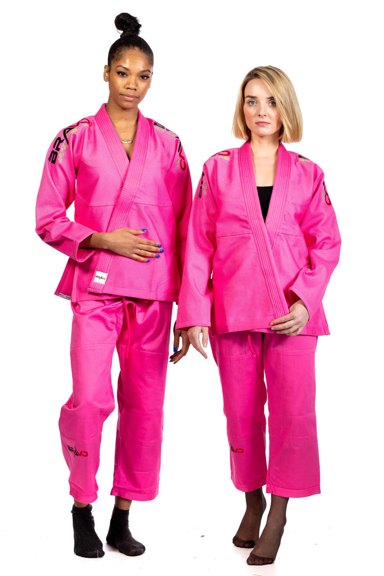 Pink Brazilian Jiu Jitsu Gi – Free Bag & Belt Included – Bravo