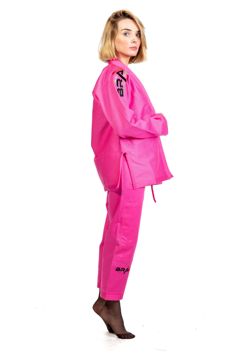 Pink Brazilian Jiu Jitsu Gi – Free Bag & Belt Included – Bravo