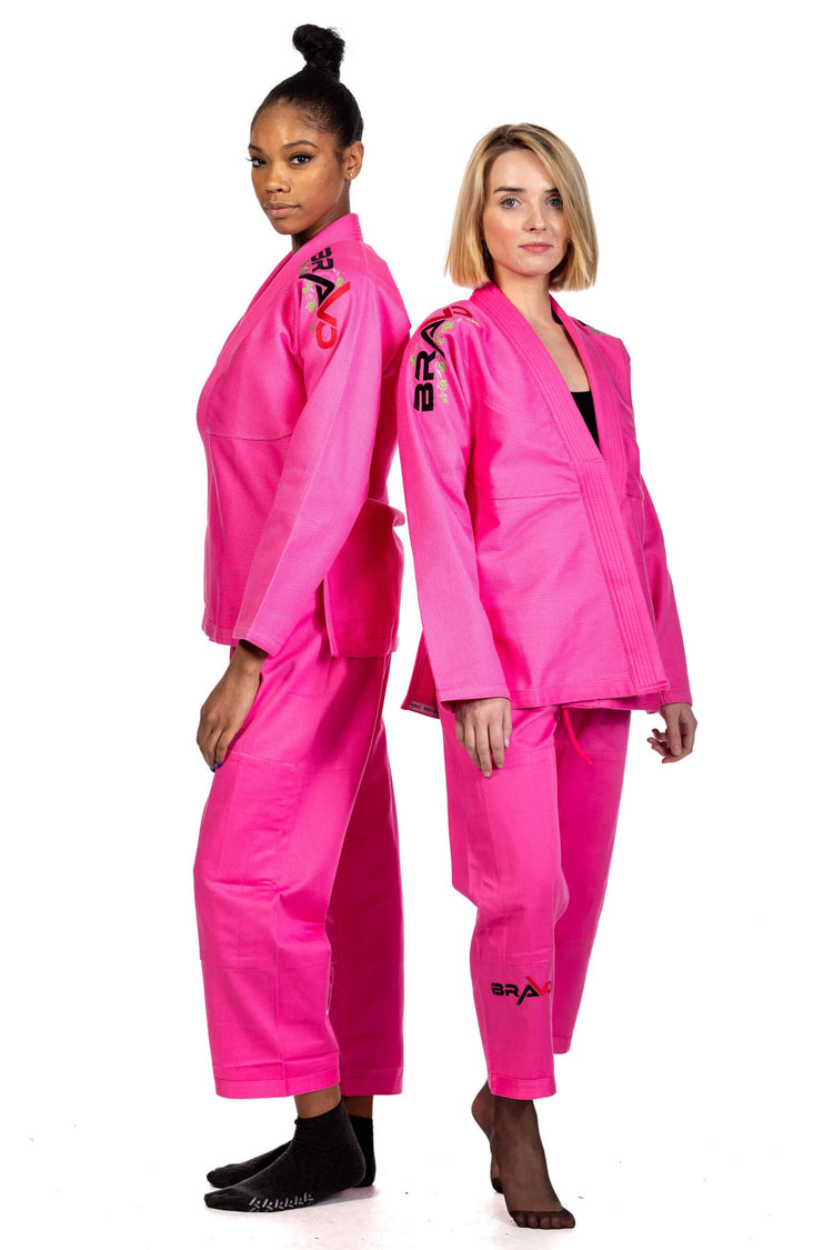 Pink Brazilian Jiu Jitsu Gi – Free Bag & Belt Included – Bravo