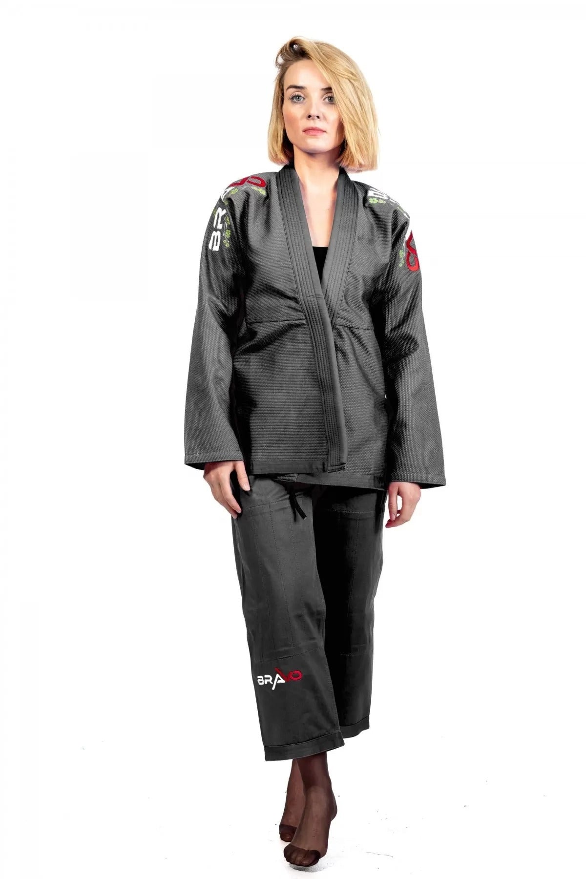 Women’s Black BJJ Gi – Free Bag & Belt | Premium Fit – Bravo